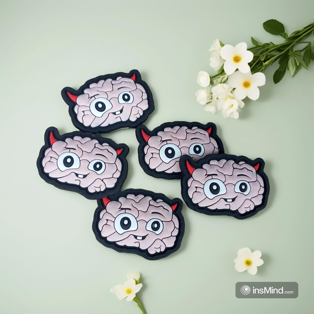 Devil Brain PVC Patch: Smart Idea Morale Patch (3cm) - Etsy