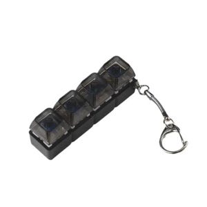 Double Clear Keycap Clickers - Fidget Keychain, Light up Focus ...