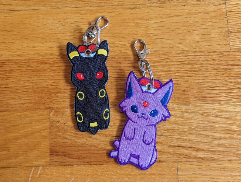 Eeveelution Embroidered Tag Keychain - Jet Tag Keyring Evolution ...
