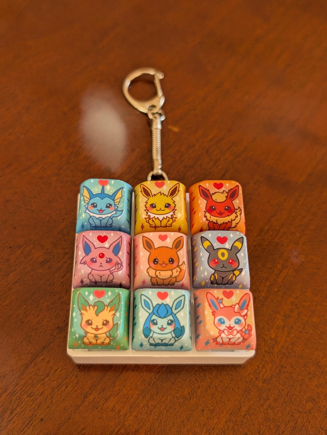 Cute Creature Keycap Clickers - Fidget Keychain, Keyboard Caps ...