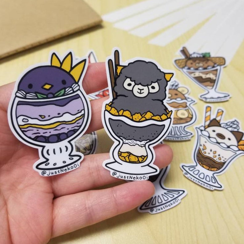 Animal Parfait Pals Cat Bunny Puppy Bear Alpaca Penguin - Etsy