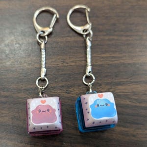 Cute Creature Keycap Clickers - Fidget Keychain, Keyboard Caps - Etsy