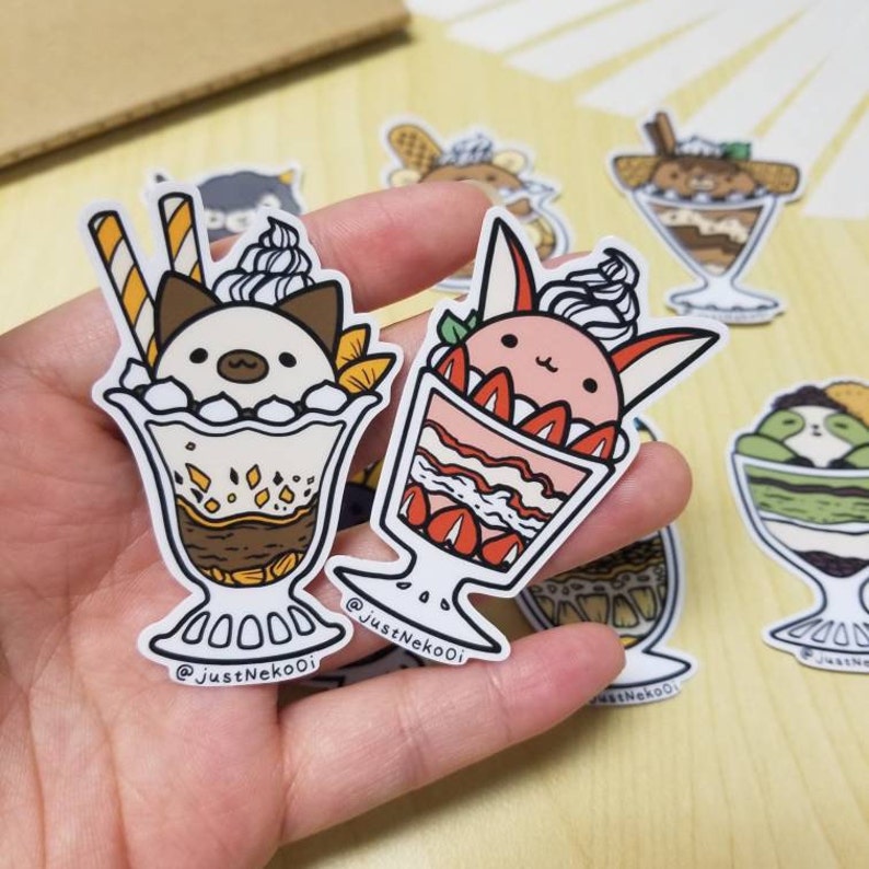 Animal Parfait Pals Cat Bunny Puppy Bear Alpaca Penguin - Etsy