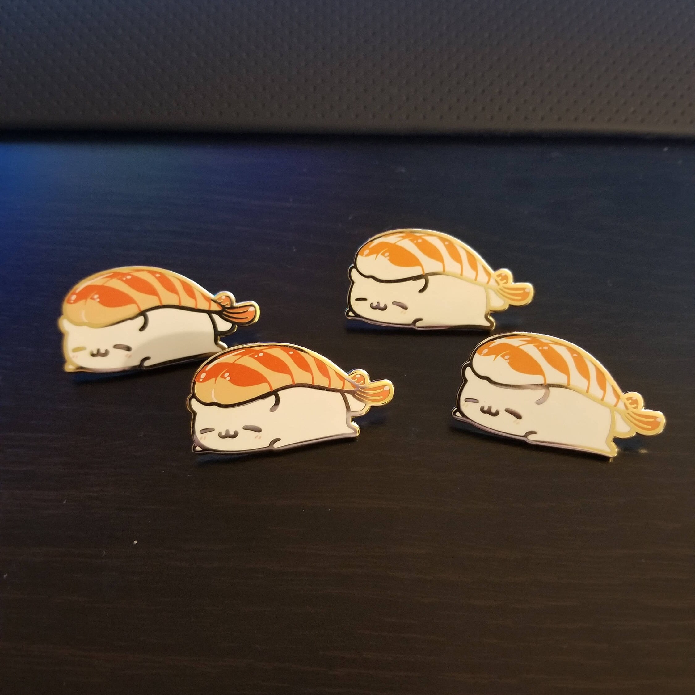 Sushi Cat Mewchi Hard Enamel Pin Rice kitty Nigiri | Etsy