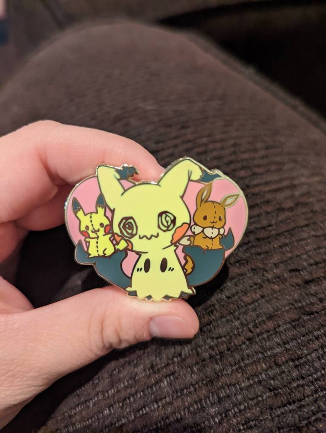 Cute Mascot Hard Enamel Pin Ghost Plush Buddies Flying - Etsy