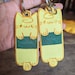 Cute Cat Embroidered Tag Keychain Kawaii Neko Jet Tags - Etsy