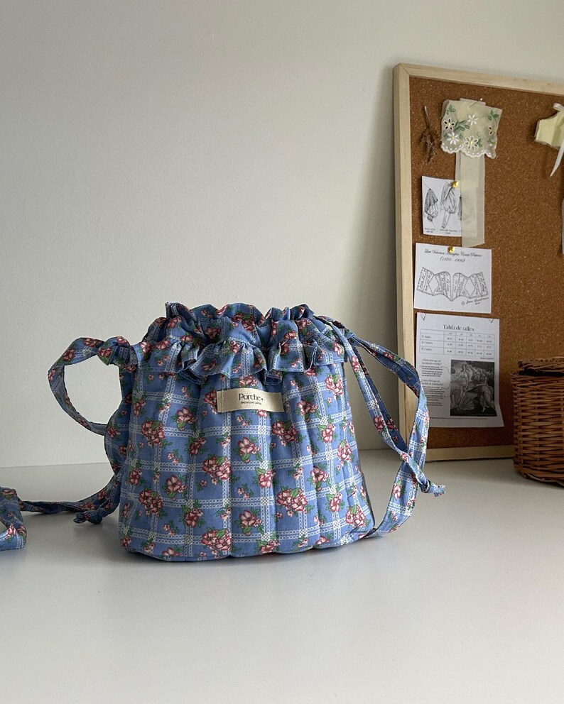 Quilted Tote Bag Pattern – PDF Sewing Pattern with Pockets – knitting ...