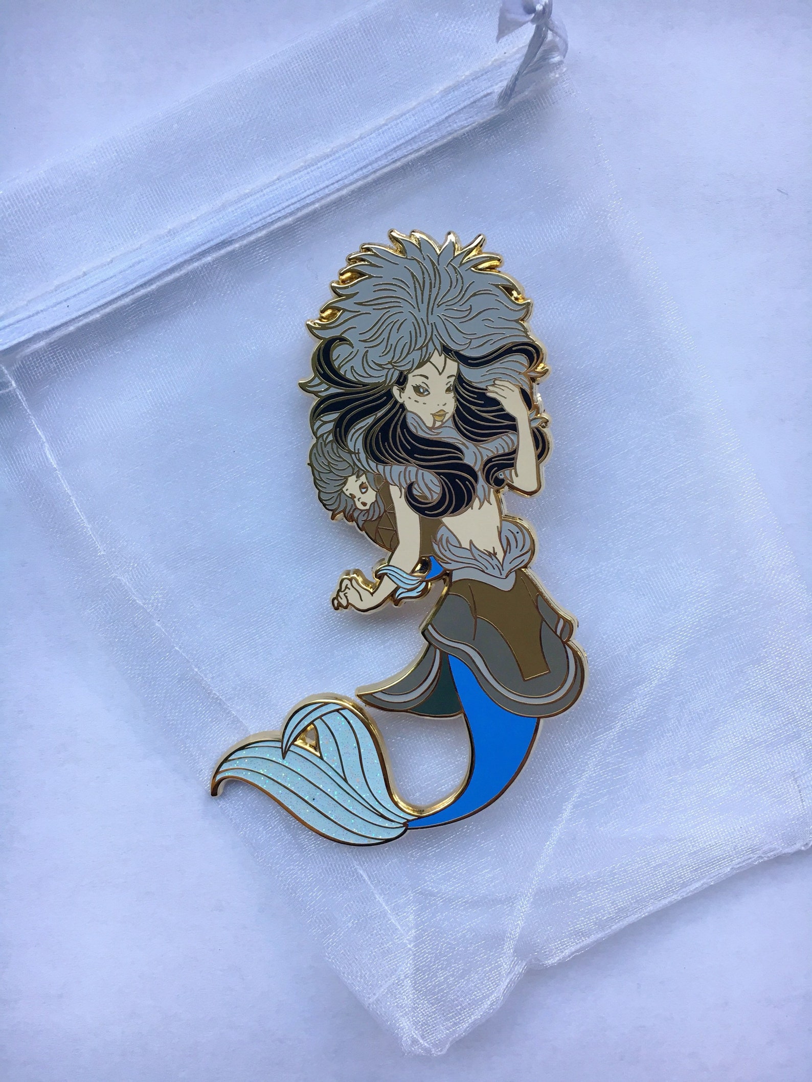 Inuit Mermaid Pin Limited Edition Around the World Mermaid - Etsy