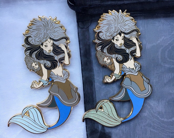 Inuit Mermaid Pin Limited Edition Around the World Mermaid - Etsy
