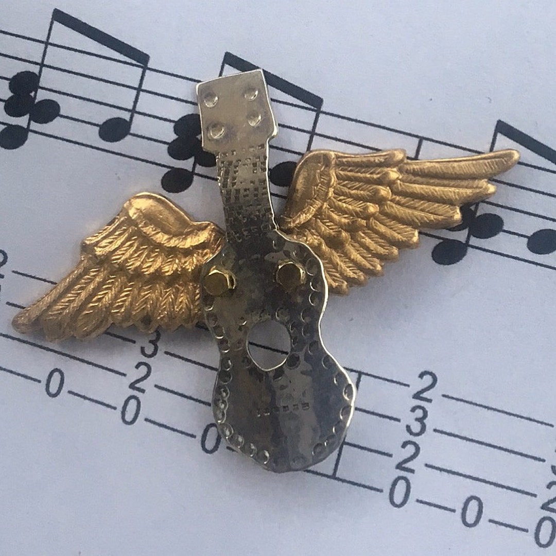 Ukulele Pin With Wings - Etsy