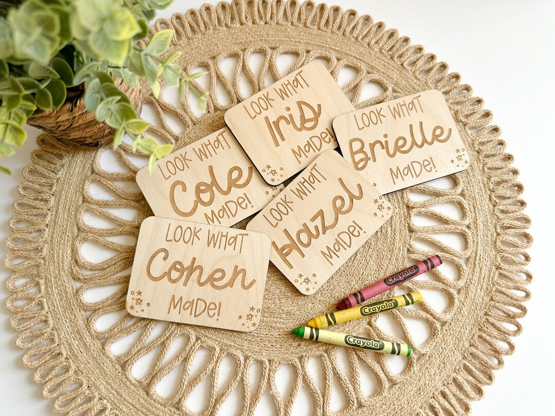 Personalized Magnet | Look What I Made Magnet | Art Magnet | Kids ...