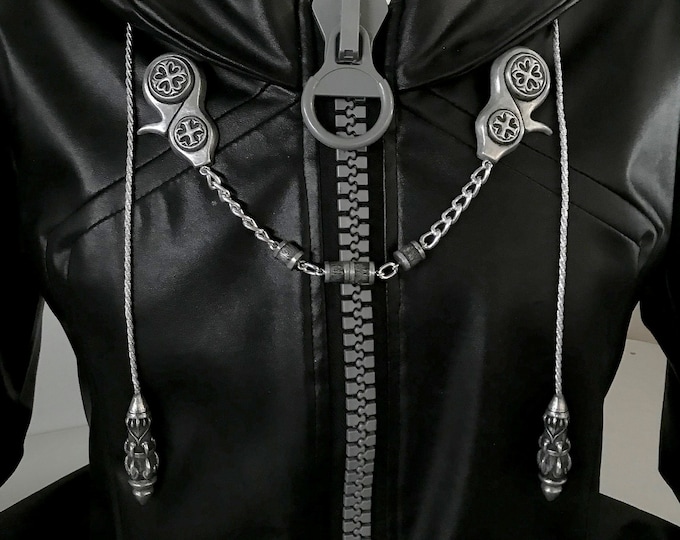 Long Trench Coat Kingdom Hearts Organization XIII Hoodie Jacket Cloak ...