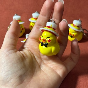 Fan Art Keychain Lucifer Little Duck Hazbin Hotel Charlie Hell's ...