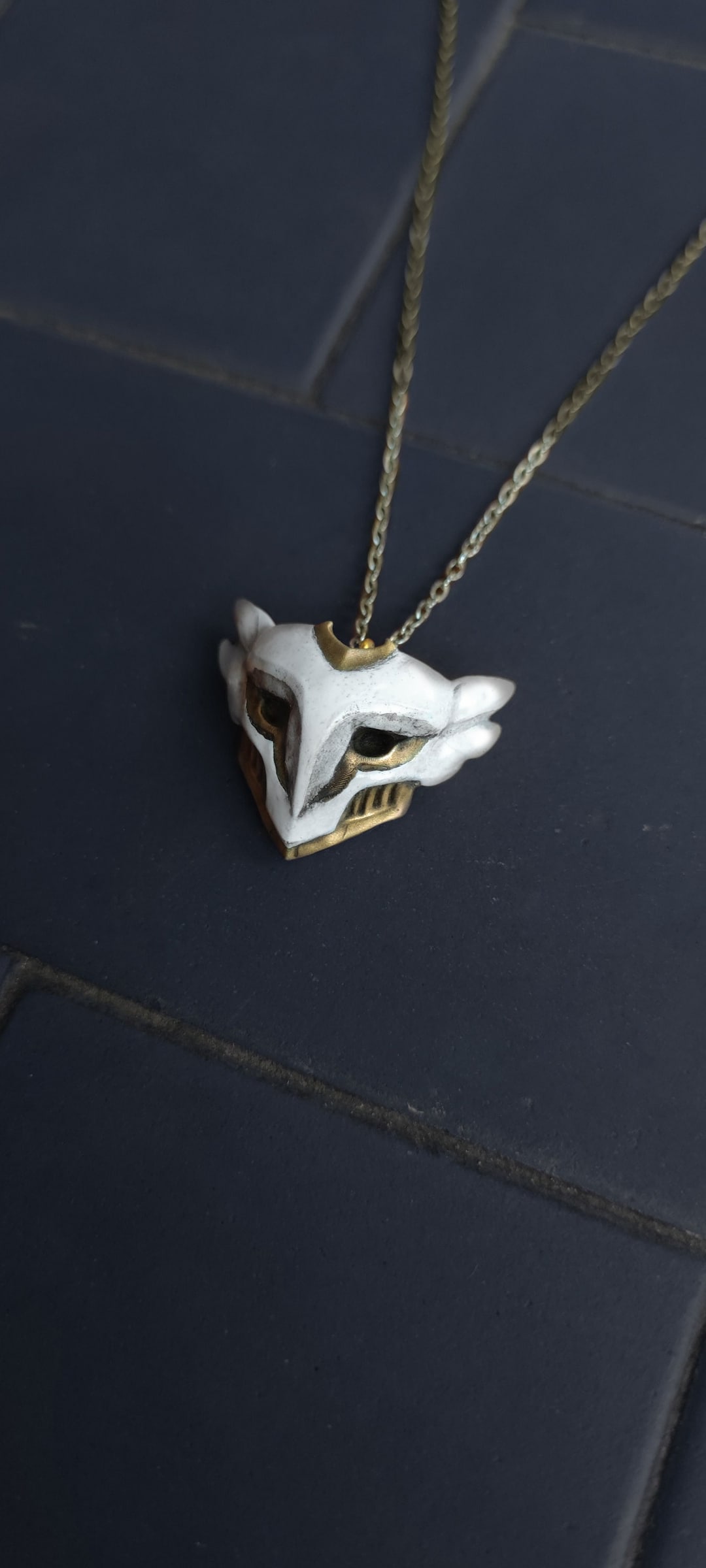 Ekko Mask Owl Guy From Arcane Necklace - League of Legends Brass ...