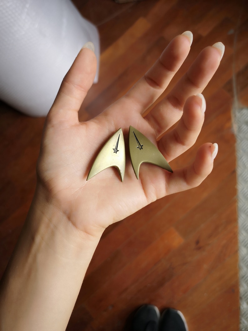 Star Trek Discovery Officers Comms Badge Starfleet Insignia | Etsy