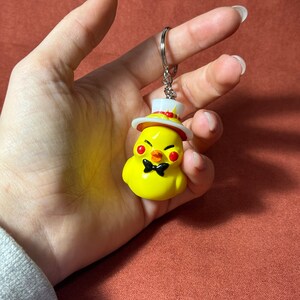 Fan Art Keychain Lucifer Little Duck Hazbin Hotel Charlie Hell's ...