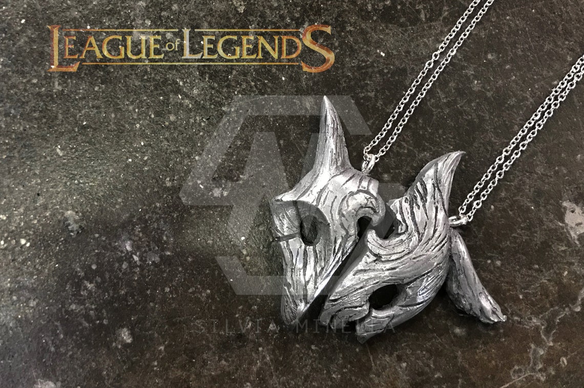 Fan Art Kindred Necklace Inspired by LOL BFF Kids Valentine - Etsy