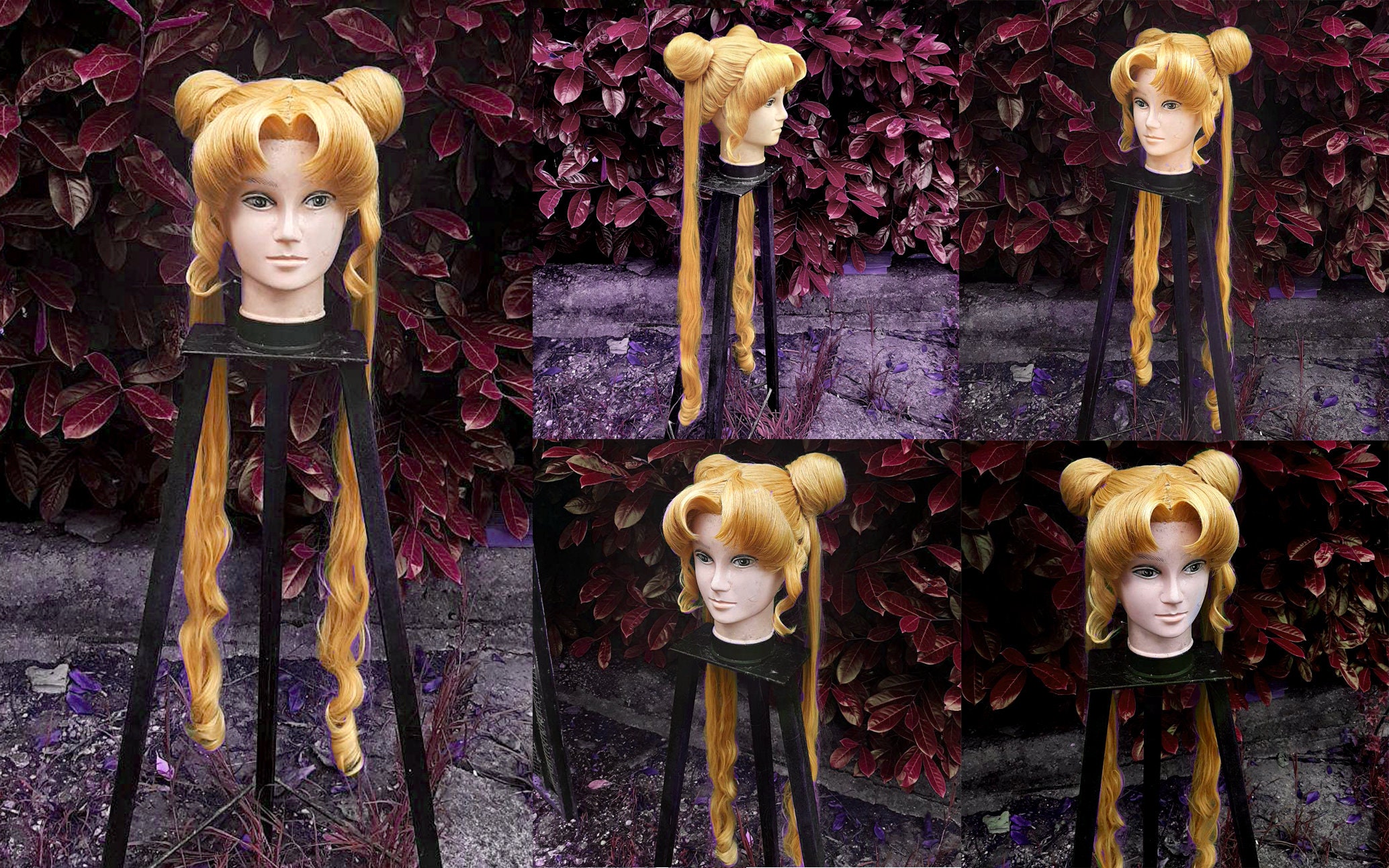 Inspired Cosplay and Prop Wig Long Blonde White Gold Silver - Etsy