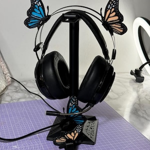 Butterfly Wings Headset Accessories - Headset Ears, Horns Flower and ...