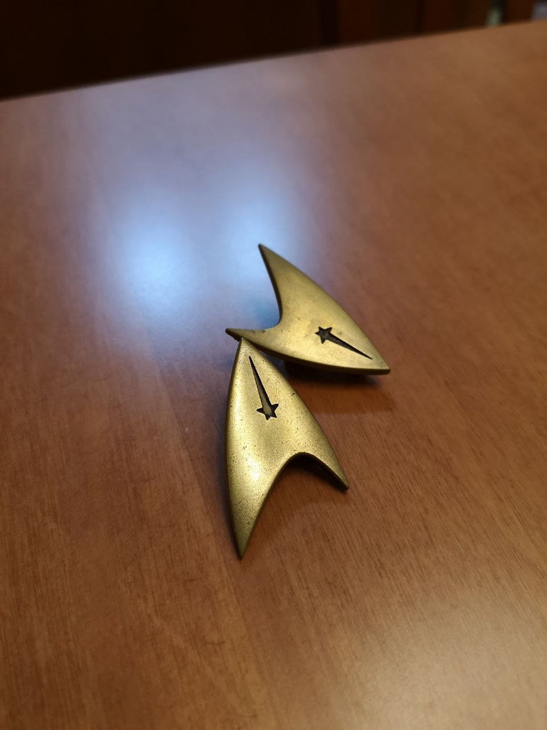 Star Trek Discovery Officers Comms Badge Starfleet Insignia | Etsy