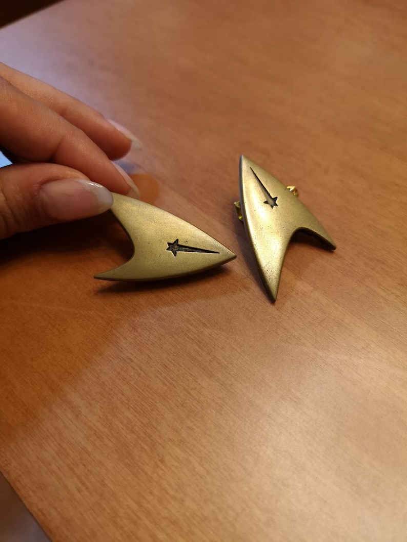 Star Trek Discovery Officers Comms Badge Starfleet Insignia | Etsy