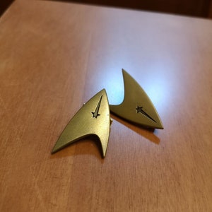 Star Trek Discovery Officers Comm’s Badge - Starfleet Insignia Badge ...