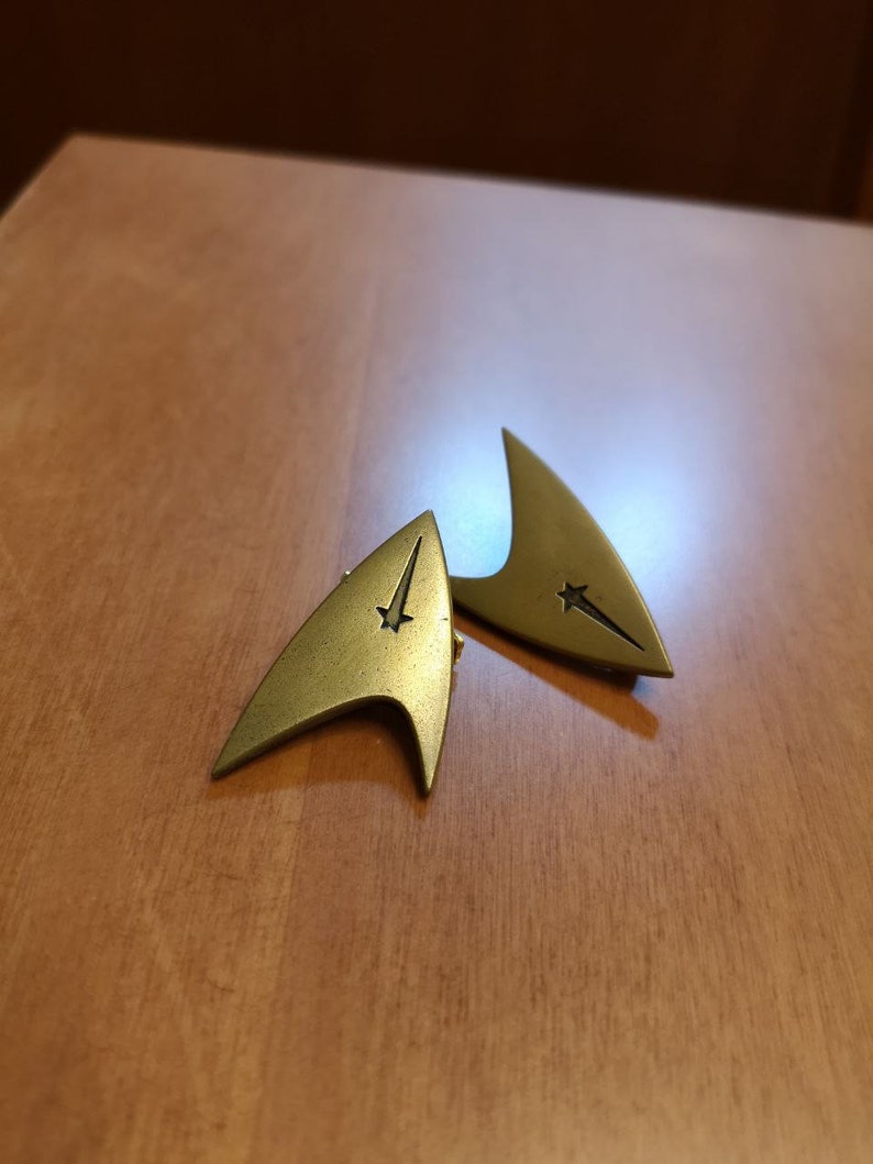 Star Trek Discovery Officers Comms Badge Starfleet Insignia | Etsy