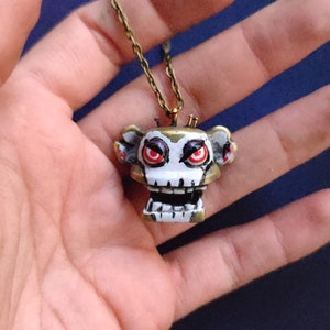 Jinx Monkey Head Bomb Arcane Collana - League of Legends Ottone ...