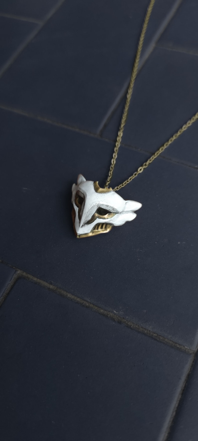 Ekko Mask Owl Guy From Arcane Necklace League of Legends - Etsy