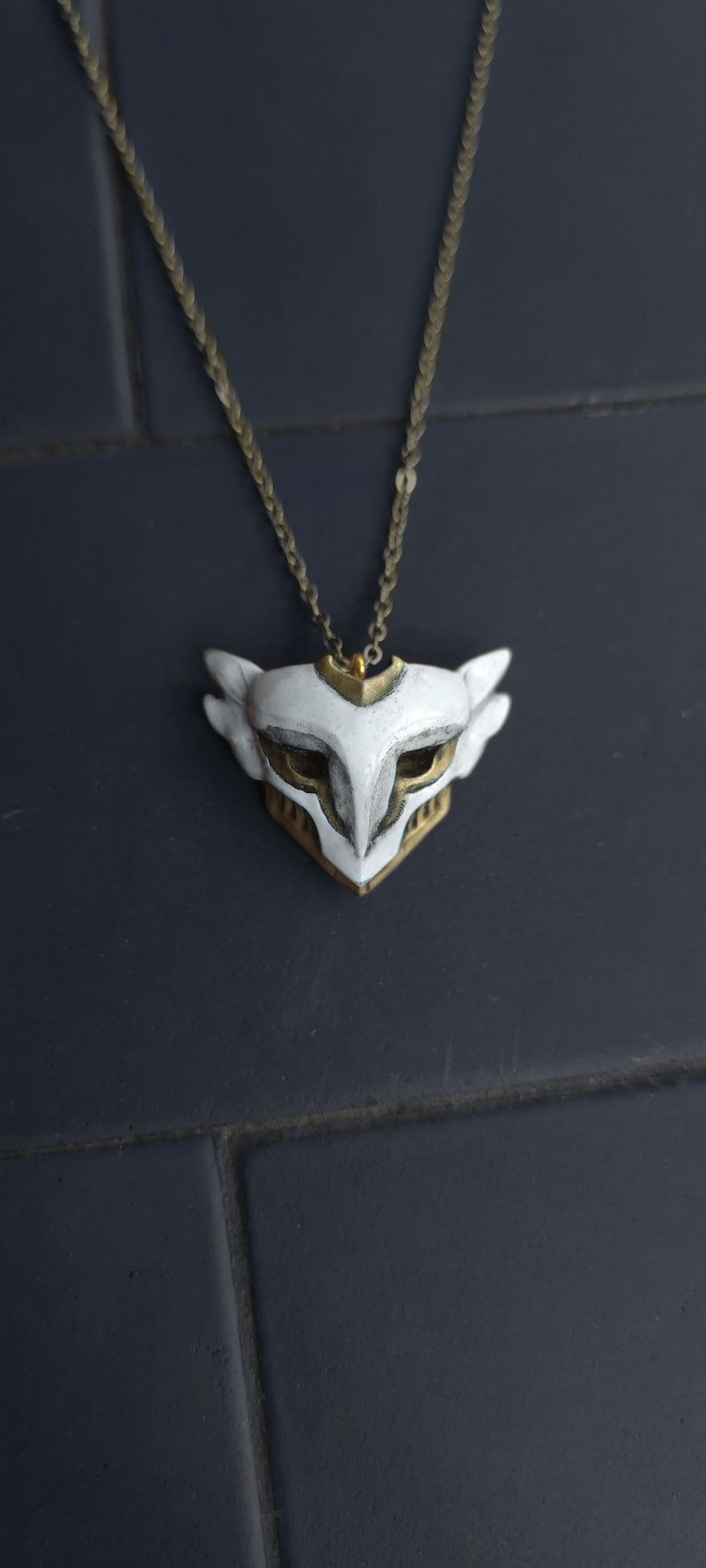 Ekko Mask Owl Guy From Arcane Necklace League of Legends - Etsy