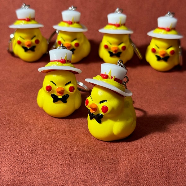 Alastor Duck Hazbin Hotel Keychain - Etsy Australia