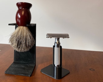 Safety Razor Display Stand Square Base Safety Razor Holder Great Gift ...
