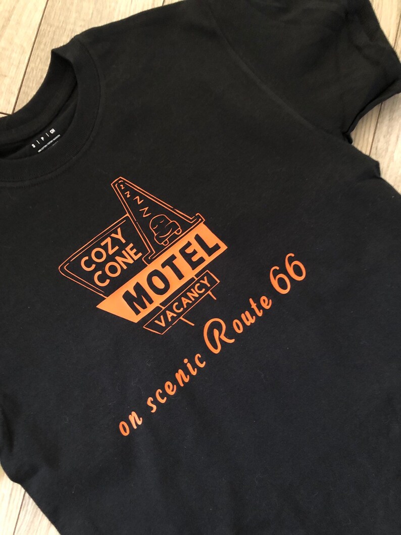 Disney Cars Cozy Cone Motel Mens T-shirt Disney World Disneyland ...