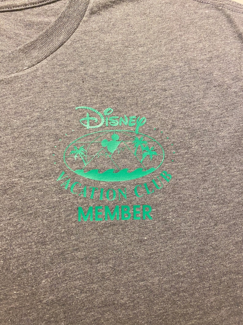 Disney DVC Member Shirt-front and Back Design - Etsy