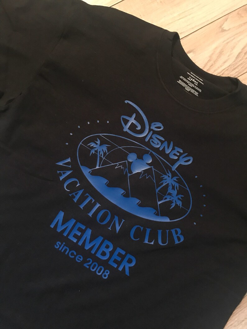 Disney Vacation Club DVC Member Mens T-shirt Personalized With Member ...