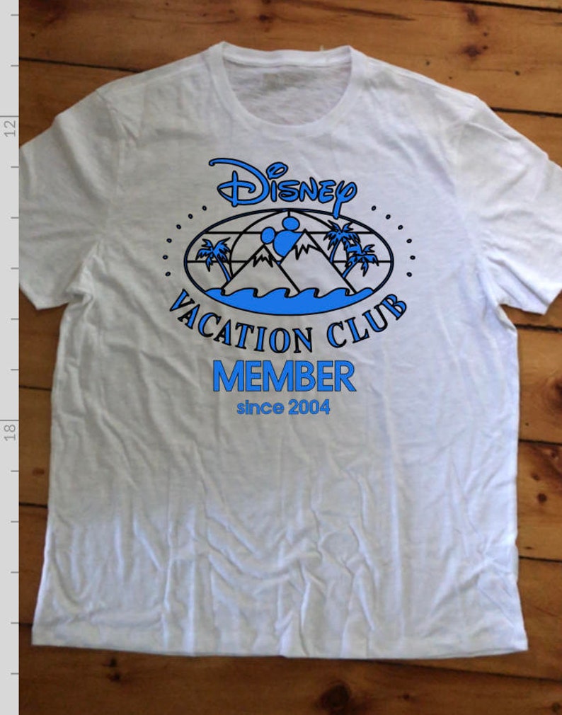 Disney Vacation Club DVC Member Mens T-shirt Personalized With Member ...