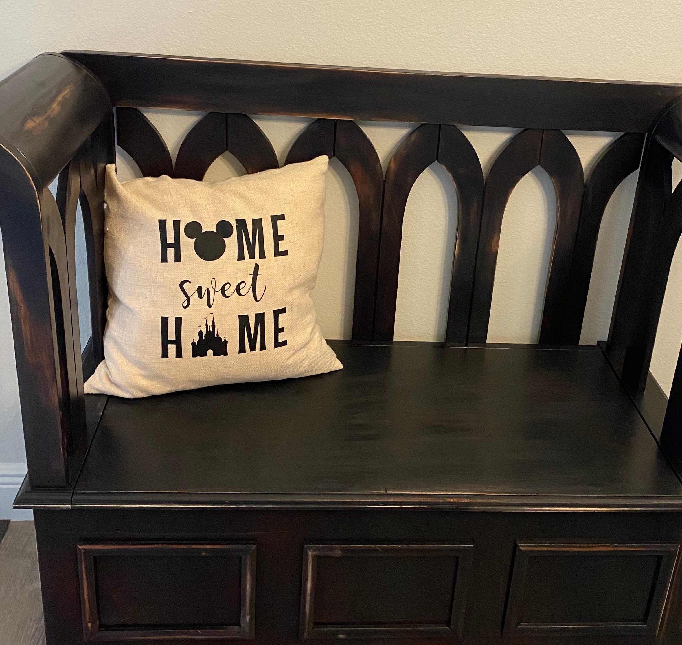 Disney Home Sweet Home Castle Mickey Indoor or Outdoor Pillow - Etsy