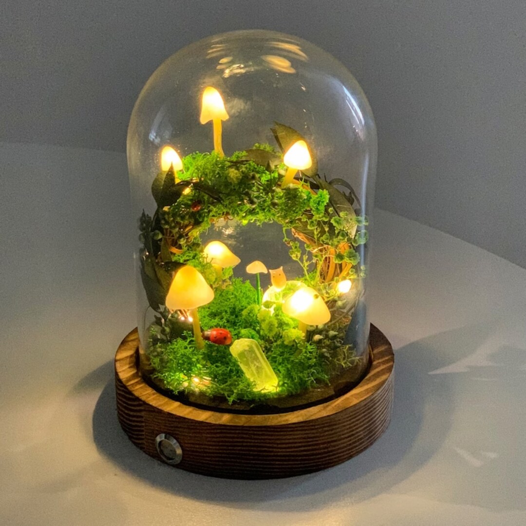 Handmade Mushroom Night Light Cute Mushroom Fairy Lamp With - Etsy