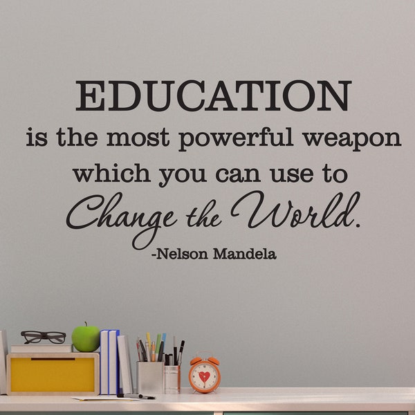 Education Wall Decal - Etsy