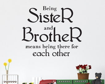 Sister Wall Decal - Etsy