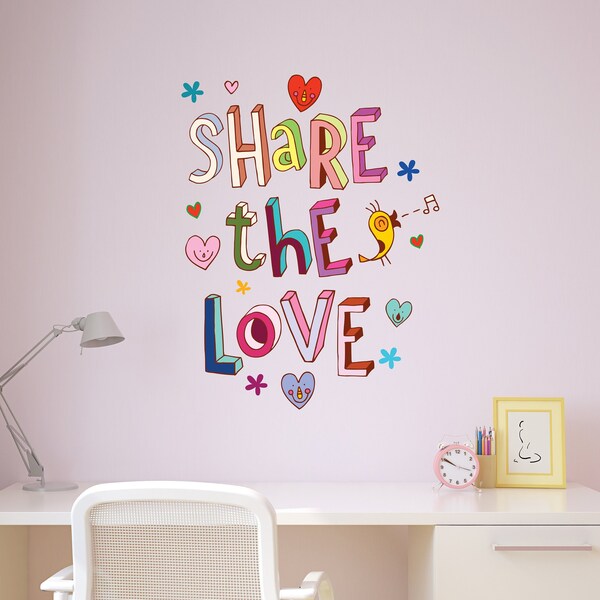 Share the Love Wall Decal - Etsy