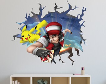 Cracked Wall Decal - Etsy