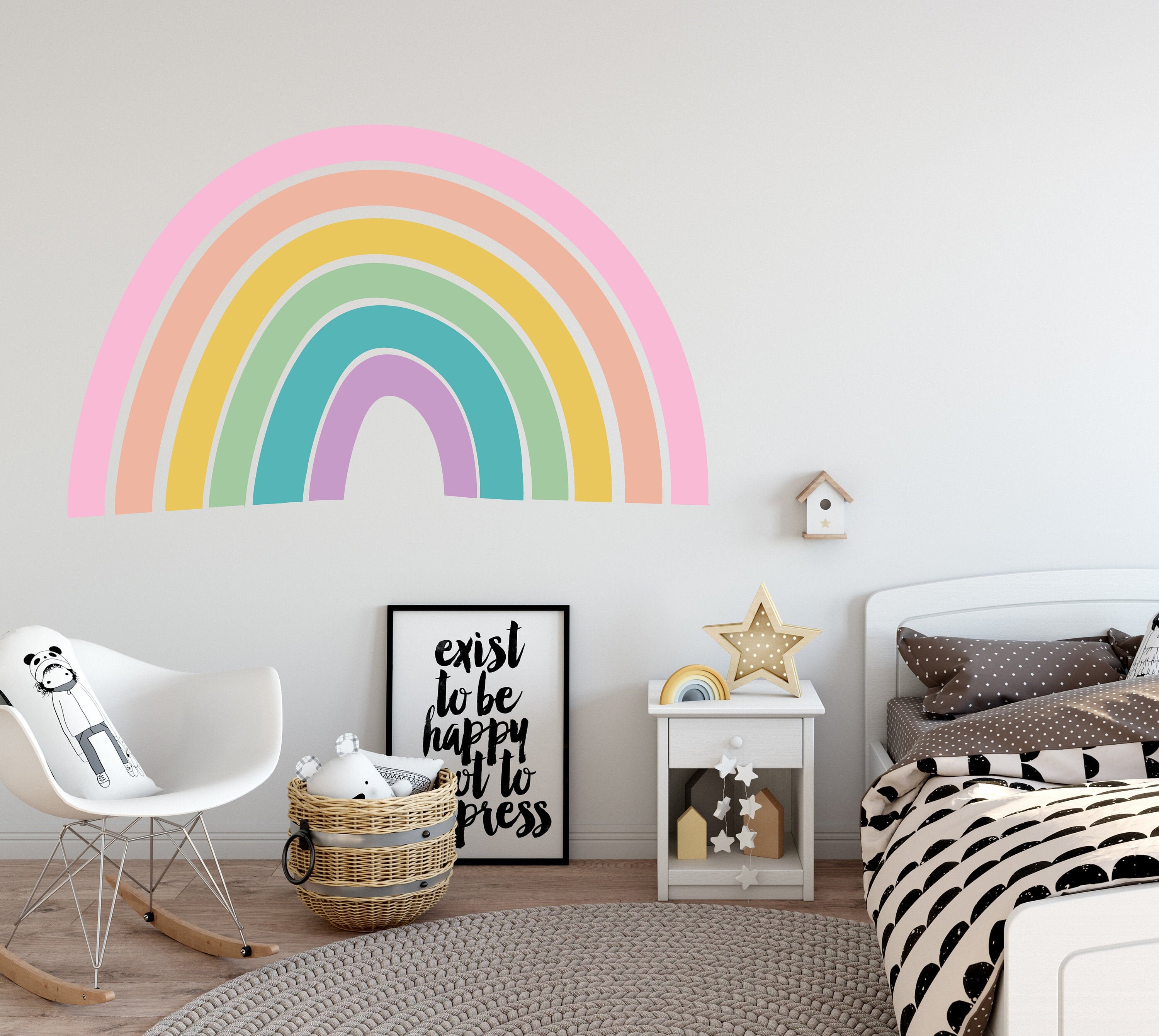 Rainbow Light For Kids Room / Cute Rainbow Neon Sign Led Rainbow Light ...