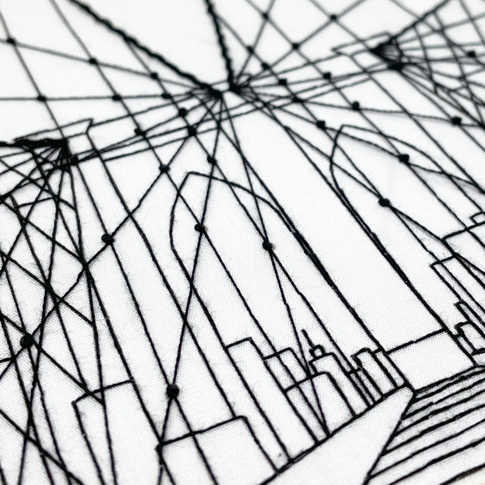 PDF Embroidery Pattern- Brooklyn Bridge - Etsy