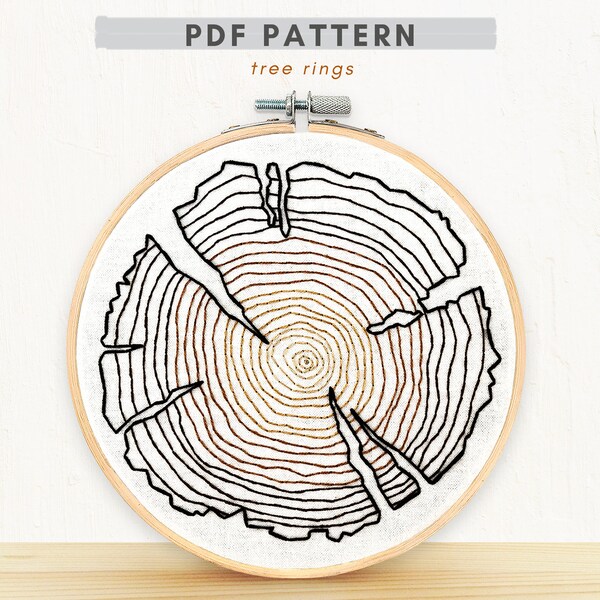 Embroidery Tree Pattern - Etsy