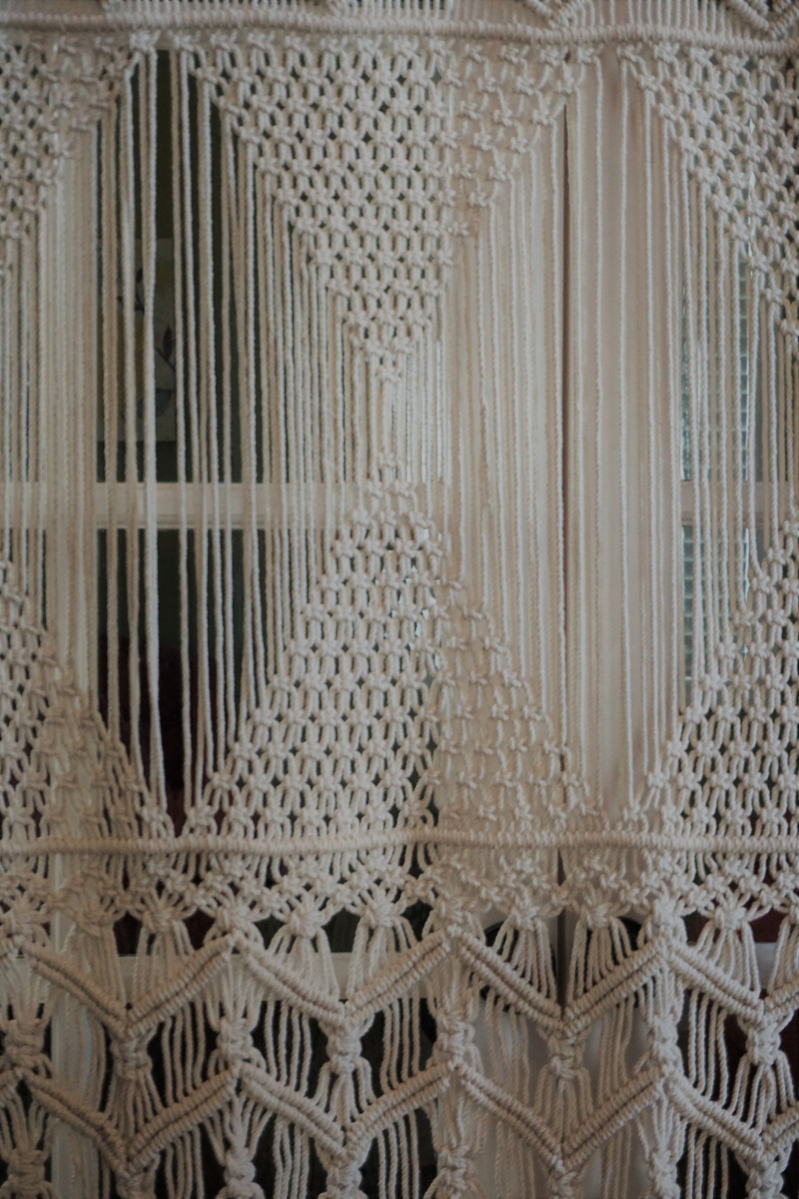 Macrame Curtain Large Boho Woven Wall Hanging Window Drapes - Etsy