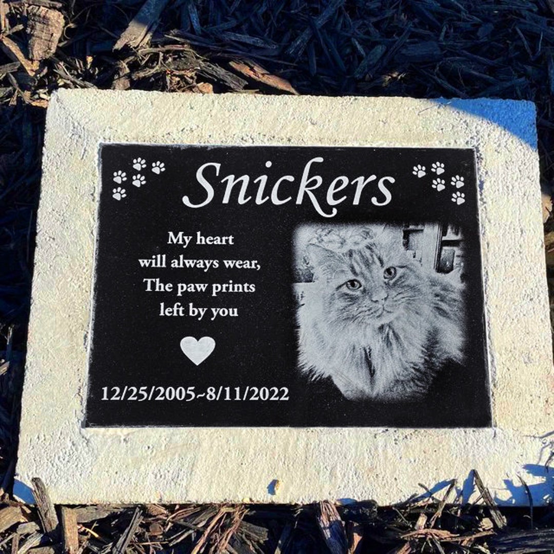 12x12 Dog Headstone, Dog Tombstone, Pet Memorial, Graver Marker, Pet ...