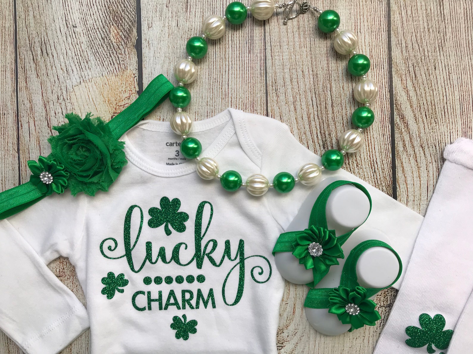 Lucky Charm St Patricks Day Outfit: Baby Girl Tutu Set - Etsy