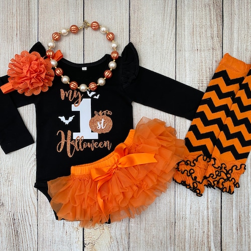 My First Halloween Outfit Babies 1st Halloween Newborn | Etsy
