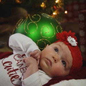 Baby Girl Christmas Outfit - Candy Cane Cutie Outfit - Baby Girl ...